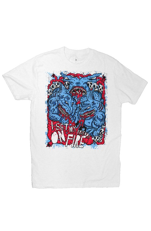 Street Sharks ISMFOF Shirt! (White) – Plutonian Clothing